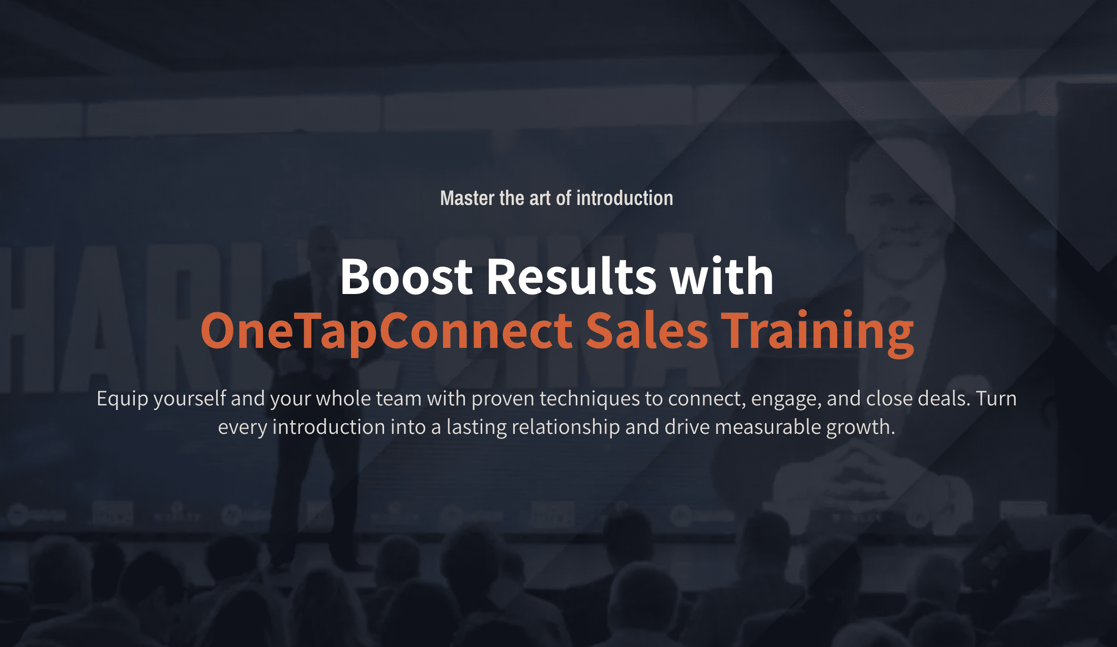 Boost Results with OneTapConnect Sales Training